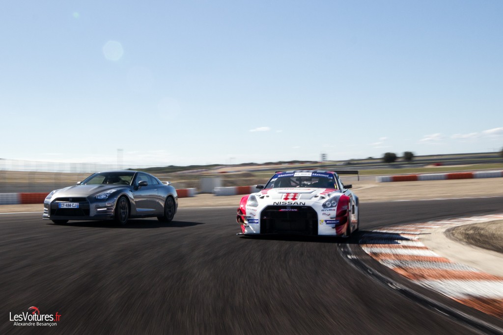 Nissan GT-R : lignée ultra-sportive en piste à Lédenon avec le JMB ...