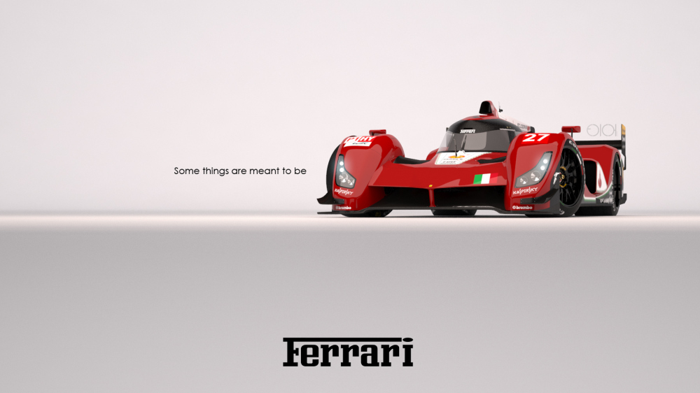 Ferrari LMP1 : la sublime vision d'un designer espagnol... - Les Voitures