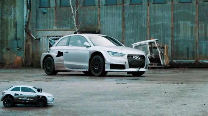 Vidéo : l'Audi S1 EKS RX quattro face à sa RC Car ! - Les Voitures