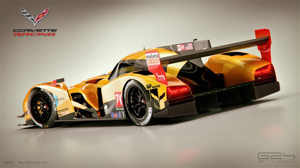 24 Heures du Mans : G24 Studio imagine une Corvette LM P1 ! - Les Voitures