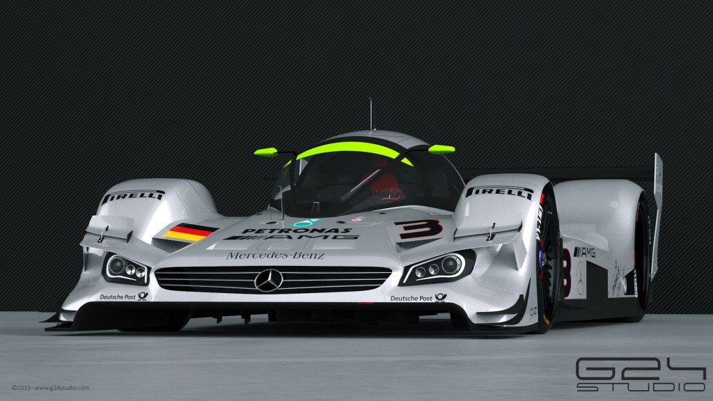 24 Heures du Mans : G24 Studio imagine une Mercedes-AMG LM P1 ! - Les ...