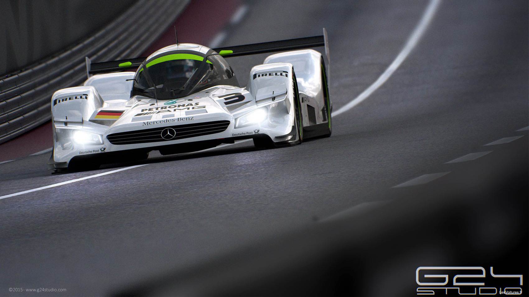 24 Heures du Mans : G24 Studio imagine une Mercedes-AMG LM P1 ! - Les ...