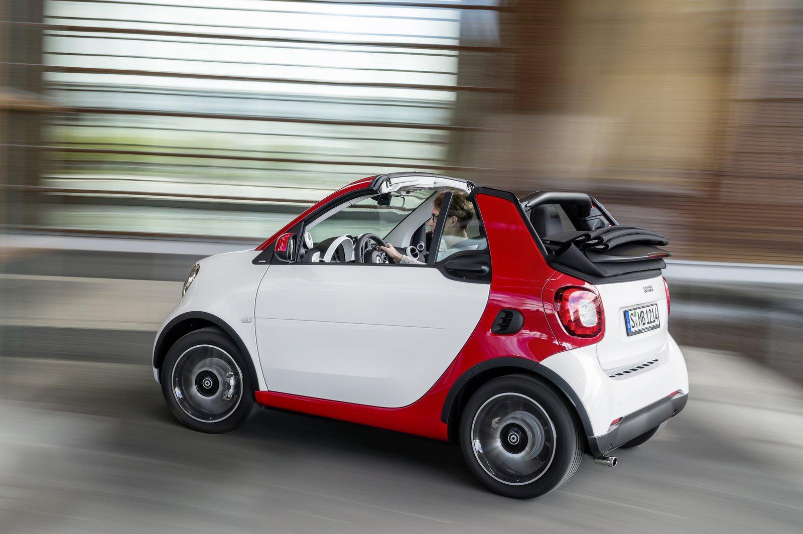 Smart Fortwo Cabrio : la citadine fashion enlève le haut ! - Les Voitures