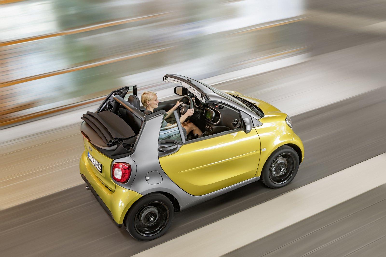 Smart Fortwo Cabrio : la citadine fashion enlève le haut ! - Les Voitures
