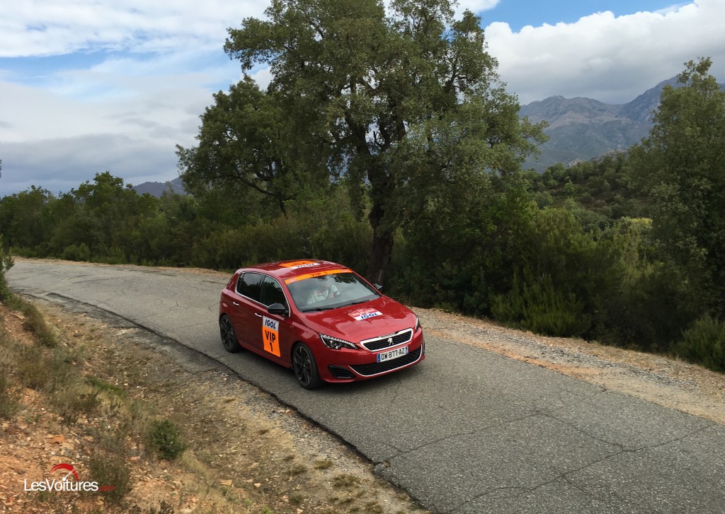 Peugeot 308 by Peugeot Sport : sous le déluge du Tour de Corse WRC ...