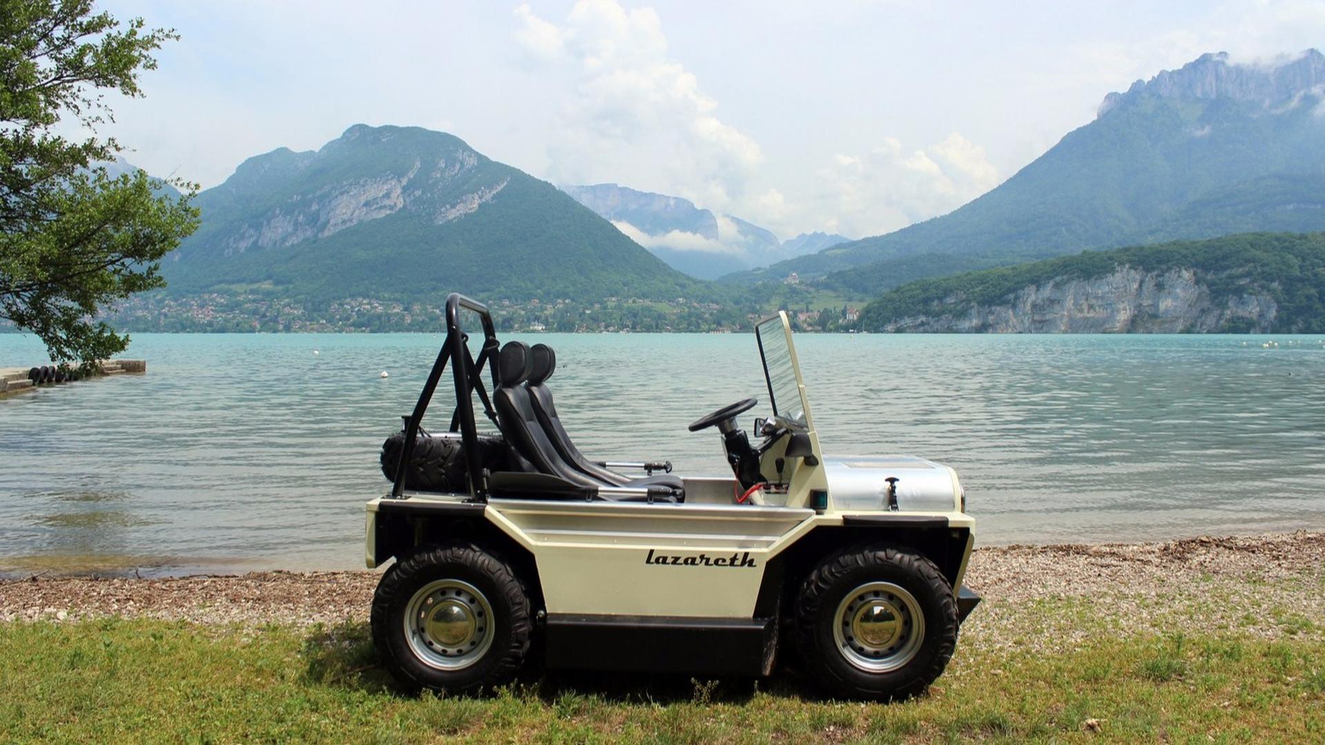 Lazareth Moke Amphibie : aussi à l'aise dans l'eau que sur route ...
