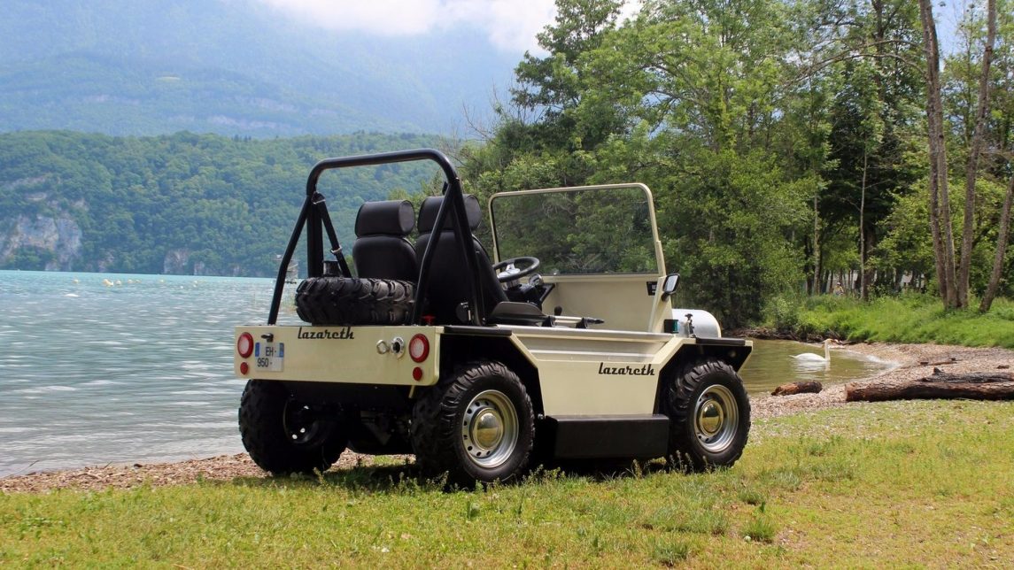 Lazareth Moke Amphibie : aussi à l'aise dans l'eau que sur route ...