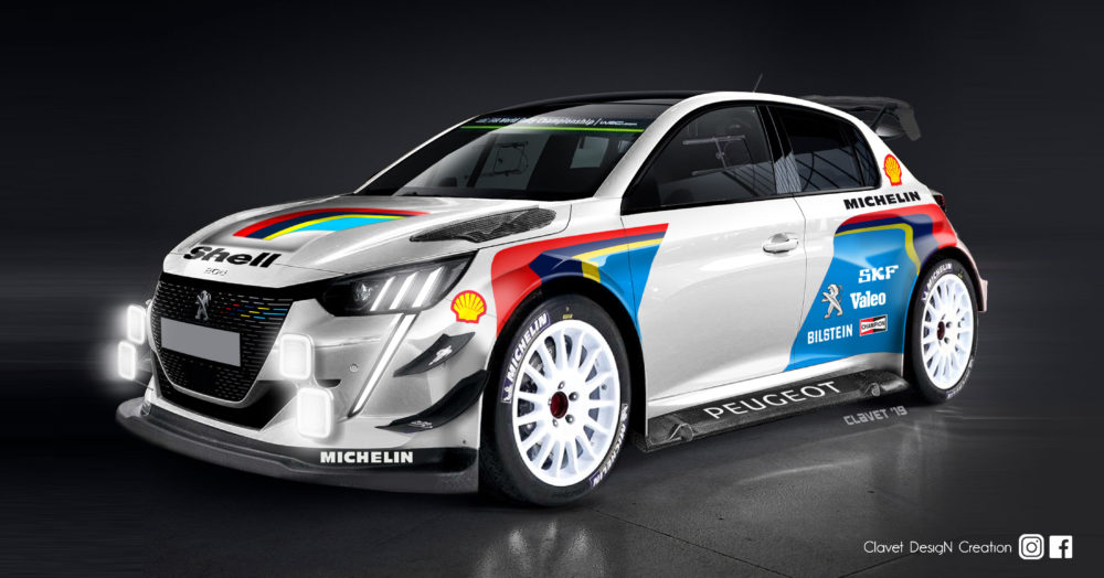 Peugeot 208 : un designer imagine la version WRC - Les Voitures
