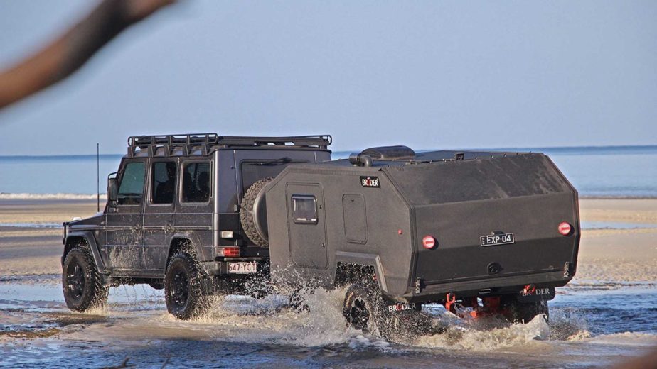 Bruder EXP-4 : remorque habitable 4x4 venue d'Australie - Les Voitures