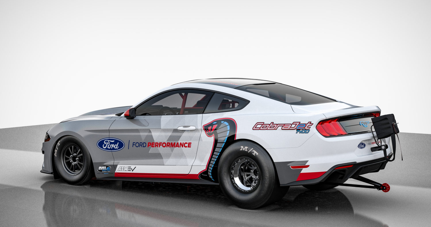 Ford Mustang Cobra Jet 1400 : le dragster passe à l'électrique - Les ...