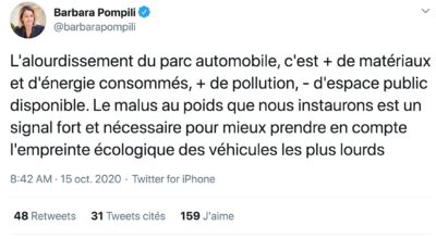 Malus au poids : l'Etat va bien le mettre en place - Les Voitures