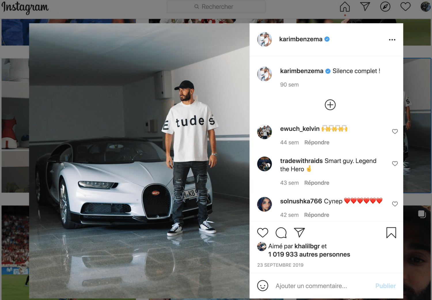 Equipe de France de football : Karim Benzema l'influenceur automobile ...