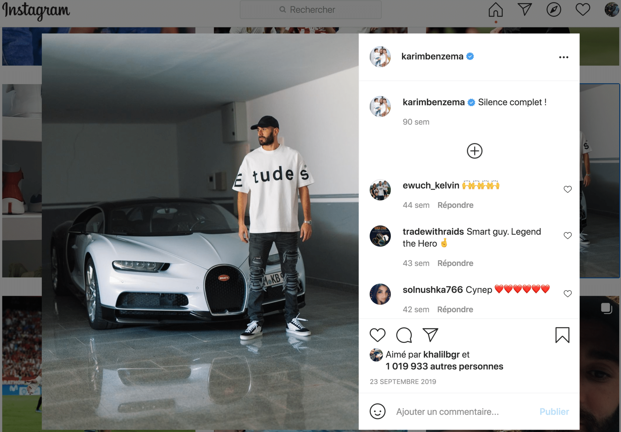 Equipe de France de football : Karim Benzema l'influenceur automobile ...