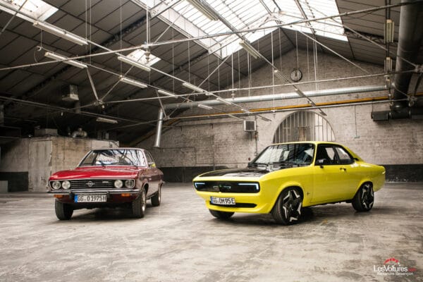 Opel Manta GSe ElektroMOD : shooting photo à Paris - Les Voitures