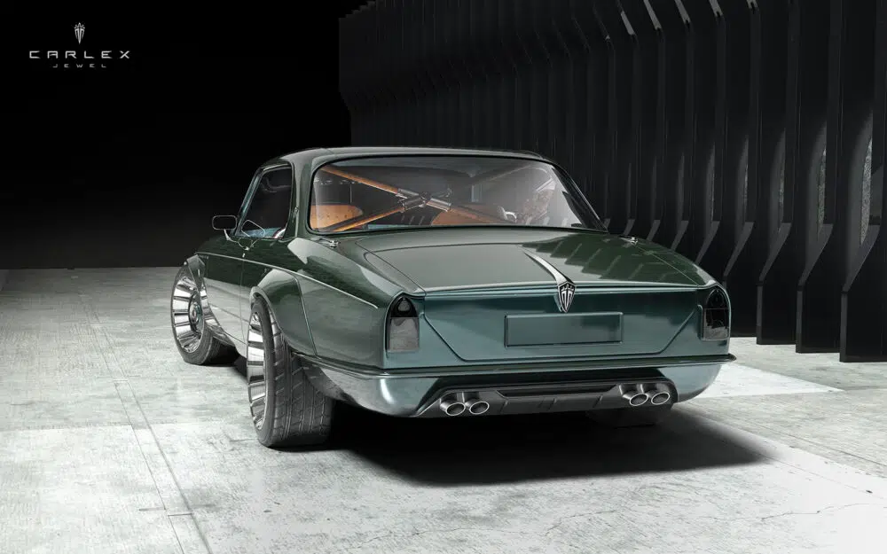 Jaguar XJC : puissant restomod au V8 de 400 ch - Les Voitures