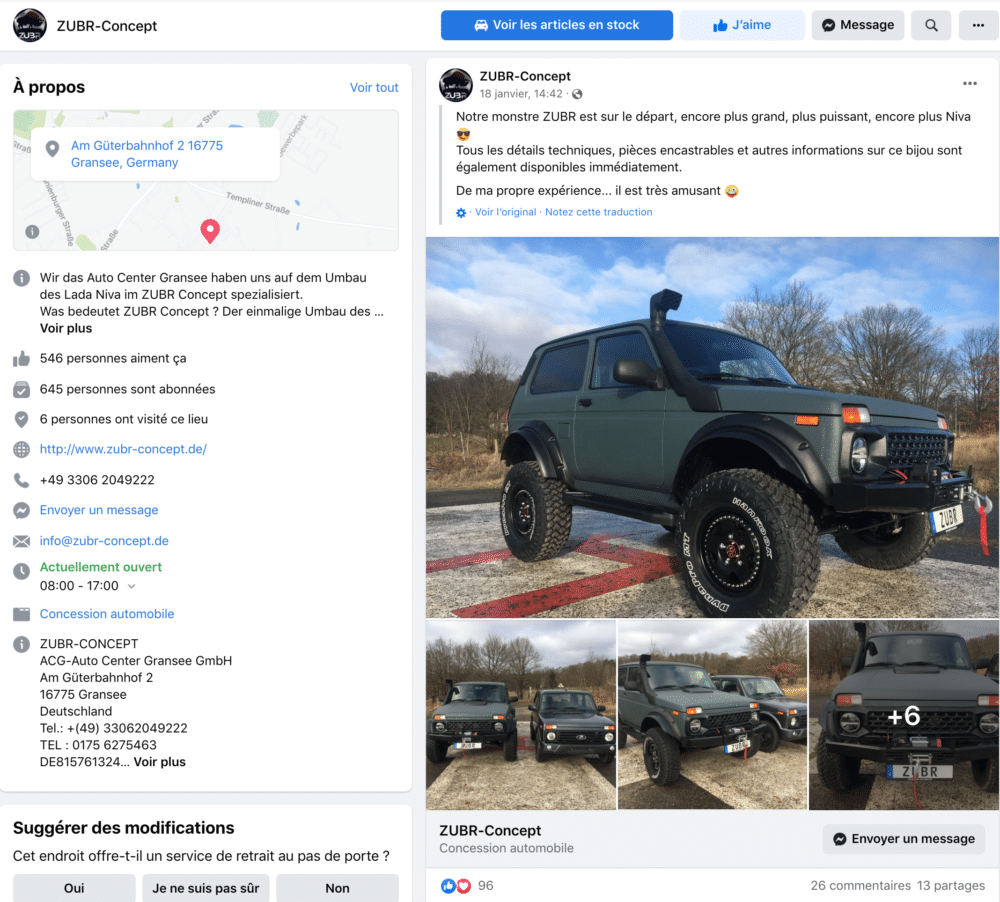 Lada Niva : disponible en version "Monster Truck" - Les Voitures