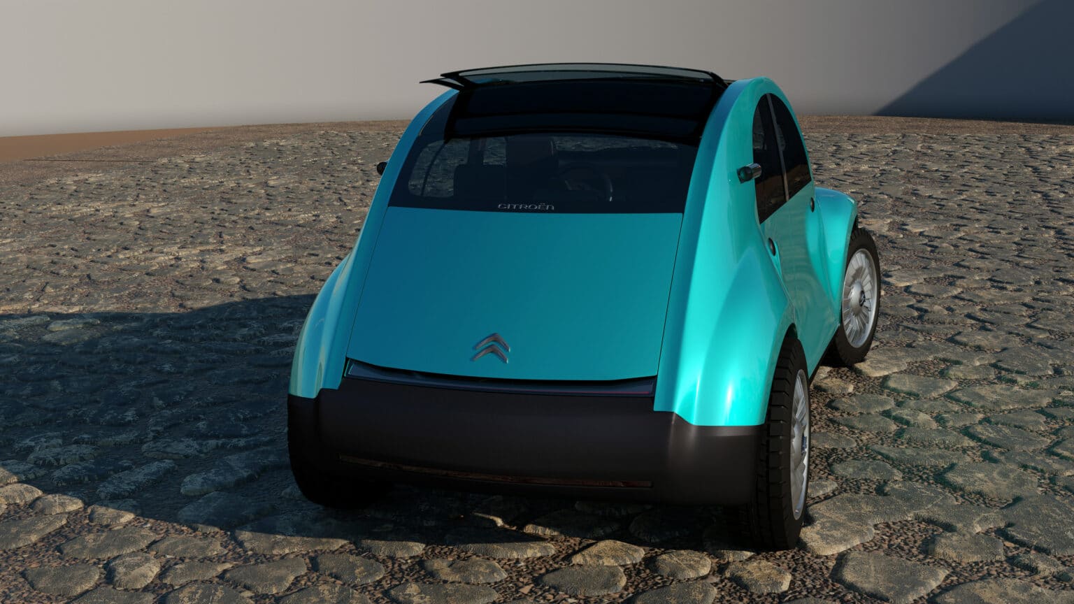 Citroën 2CV : un designer l'imagine en version futuriste et électrique ...