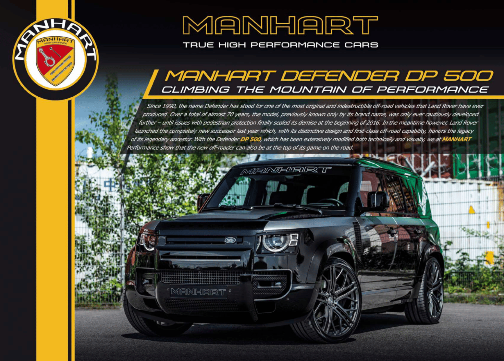 Manhart Defender DP 500 : 512 ch pour le « Def de l'extrême » - Les ...