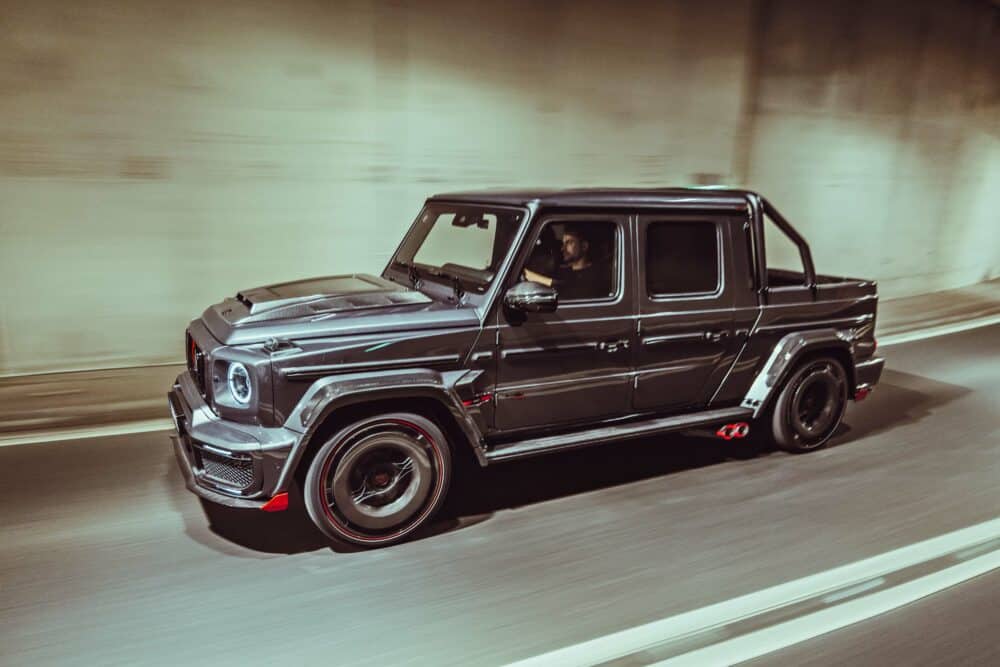 Brabus P 900 Rocket Edition : radical pick-up AMG Classe G 63 - Les ...
