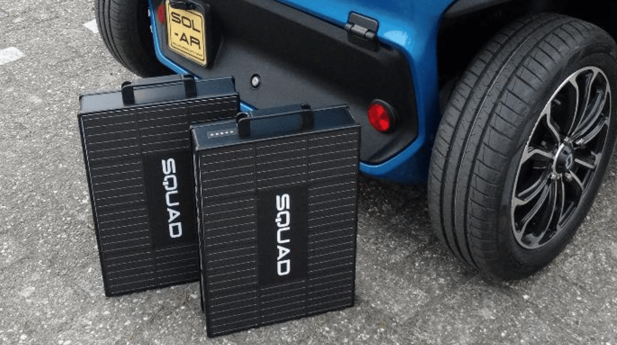 Squad Solar City Car : minuscule voiture électrique à panneaux solaires ...