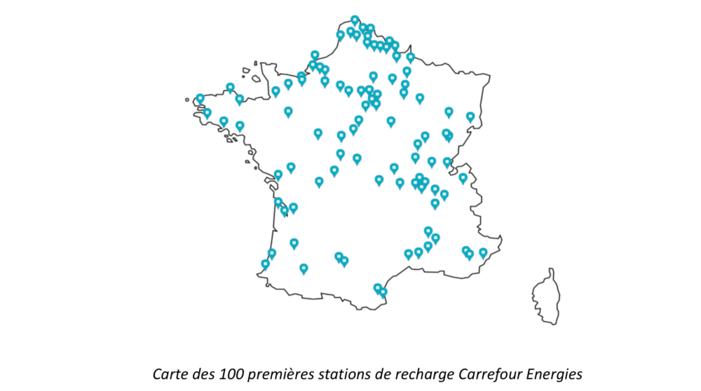 Voiture électrique : Carrefour Energies passe le cap des 100 stations de recharge installées ...