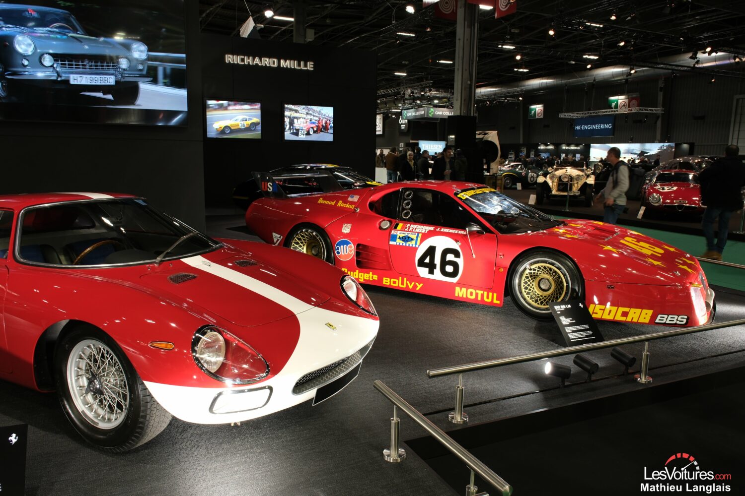 Rétromobile : la superbe exposition Ferrari du stand Richard Mille ...