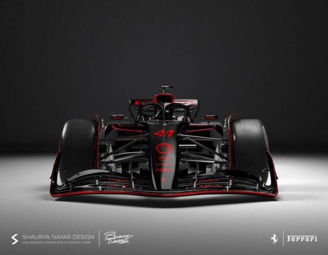 F1 : des Ferrari SF-25 noires pour Lewis Hamilton et Charles Leclerc ...
