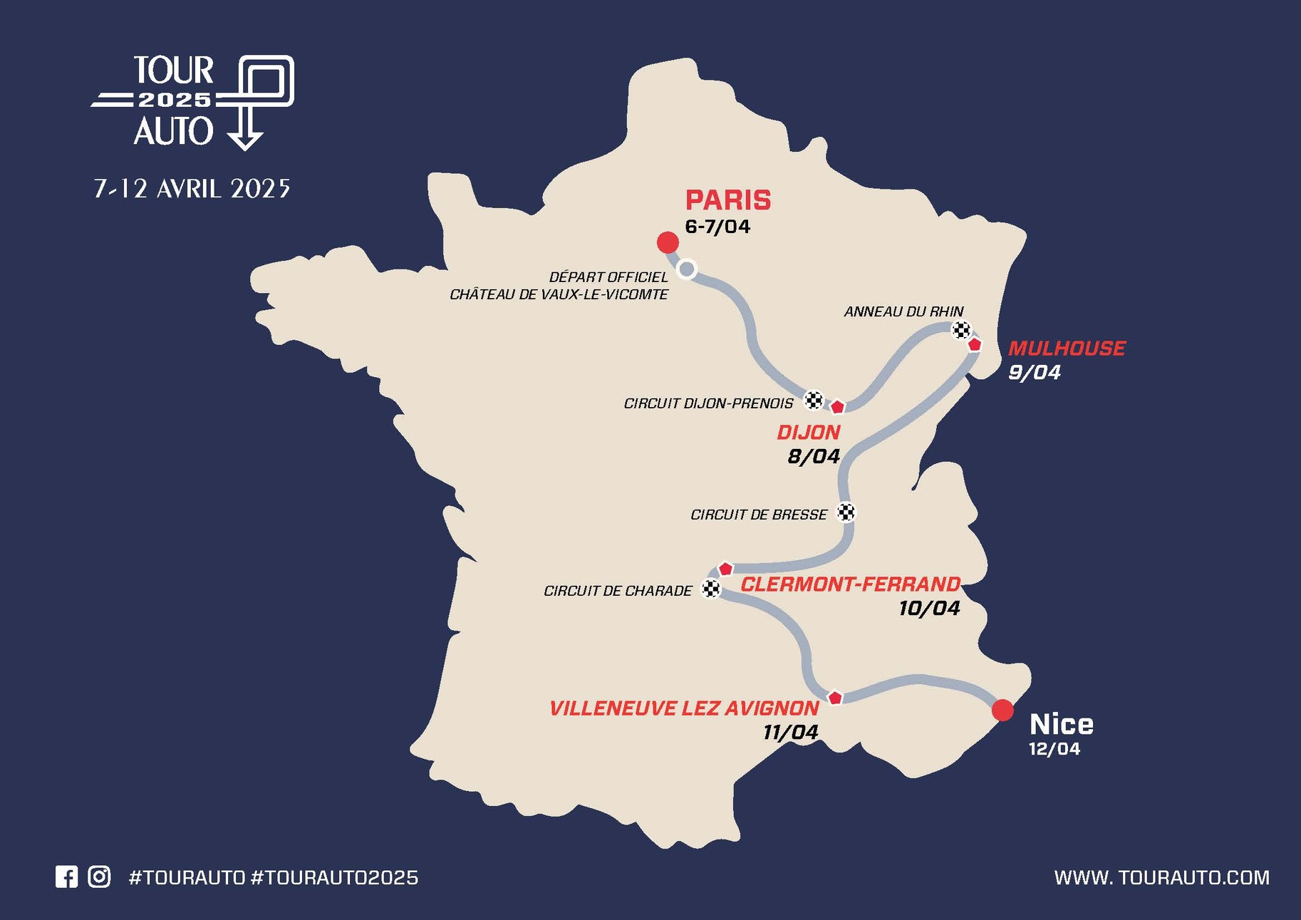 Tour Auto : de Paris à Nice, l'itinéraire détaillé du rallye historique ...