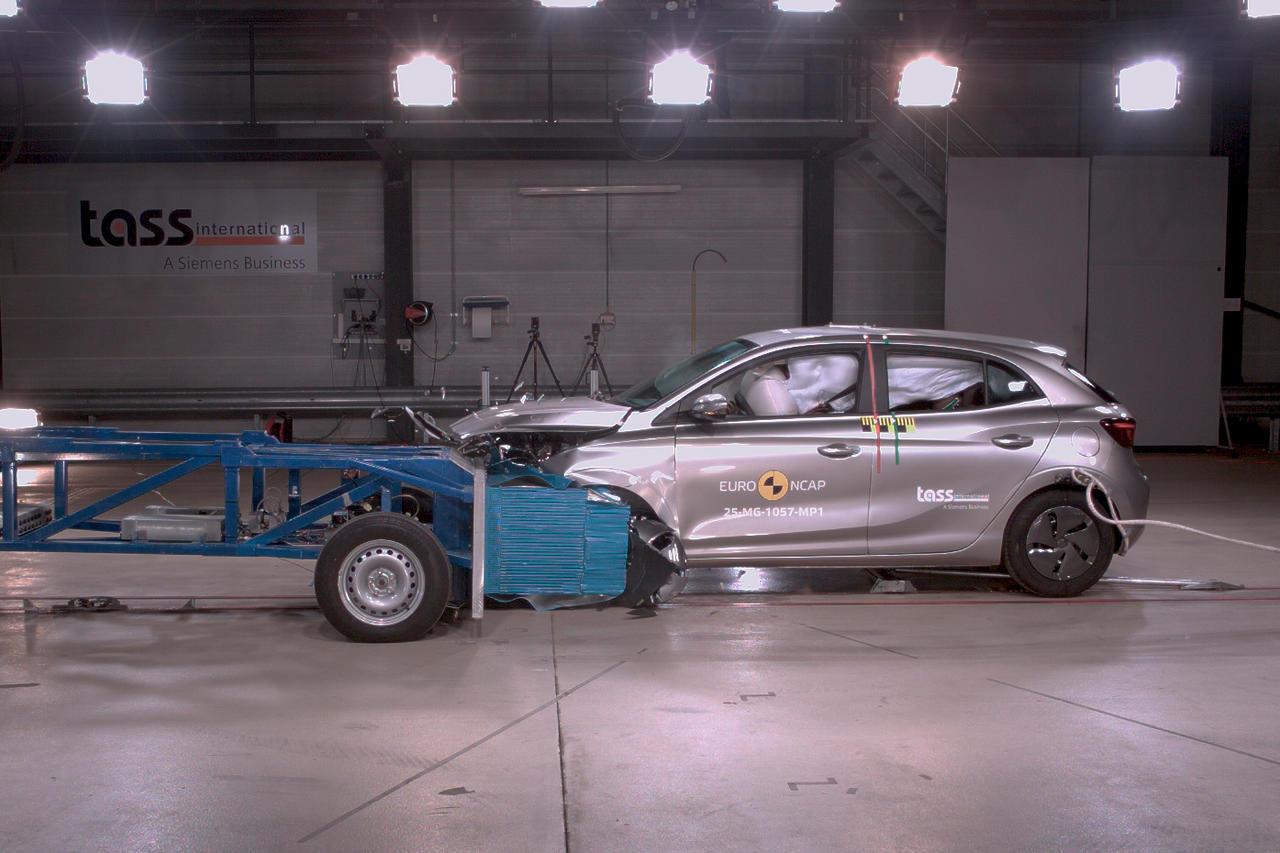 MG3 : le siège se tord lors du crash-test, un cas jamais vu pour Euro ...